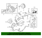 2010-2016 Land Rover Engine Coolant Pipe O-Ring LR048472 ...