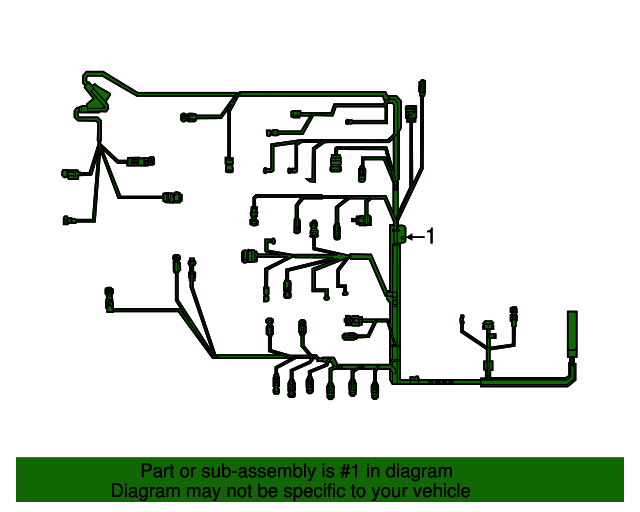 642-150-60-86 - Engine Harness 2012 Mercedes-Benz | Mercedes-Benz USA Parts