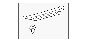 2010-2015 Lexus RX450h Front Sill Plate 67920-0E060-C0 | OEM Parts Online