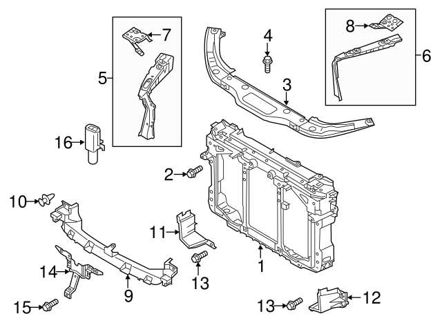 KD45-50-1U1A - Seal Plate - 2013-2016 Mazda CX-5 | Werner Mazda Parts