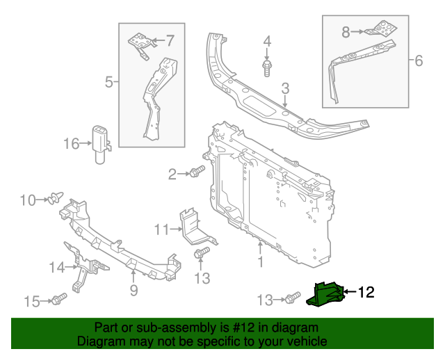 2013-2016 Mazda CX-5 Seal Plate - Driver's Side (LH) KD45-50-1V1A ...