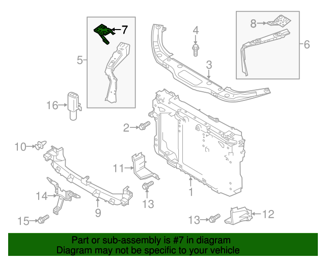 KD53-53-15X - Reinforced Plate - 2013-2016 Mazda CX-5 | MazdaSwag
