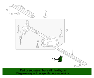 2011-2021 Ford Ambient Temp Sensor AU5Z-12A647-B | OEM Parts Online