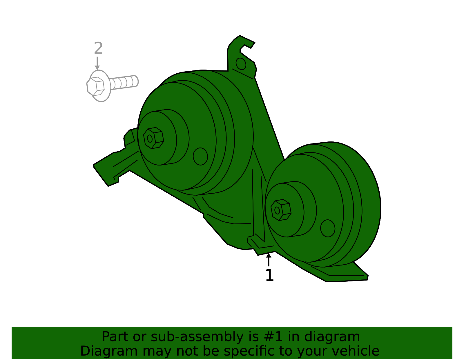 2021-2025 Ford F-150 | Horn | KL3Z-13832-A | Walls' Ford Parts