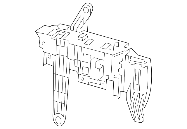 205-545-61-00 - Control Module Mount Bracket 2015-2018 Mercedes-Benz ...