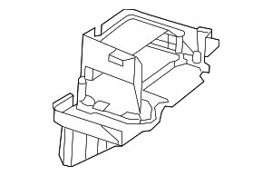 2015-2018 Mercedes-Benz Control Module Mount Bracket 205-545-89-00 | MB ...