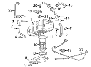 2016-2022 GM Emission Reduction Fluid Injector 55501991 | GmPW