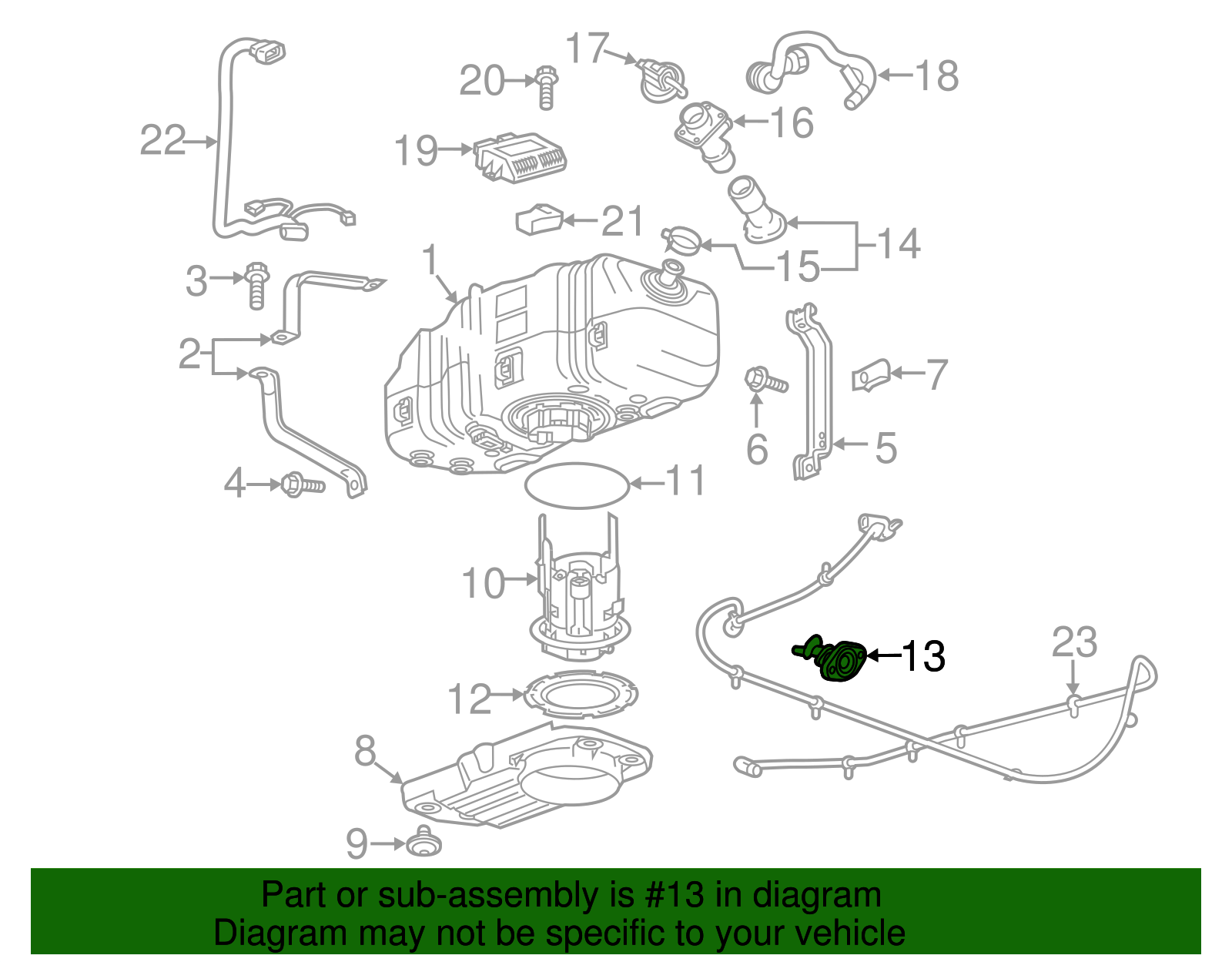 55501991 - Emission Reduction Fluid Injector 2016-2022 GM | GM ...