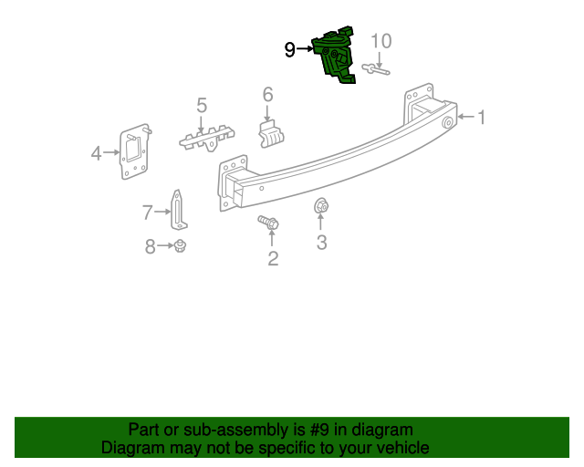 2018-2024 GMC Terrain Rear Driver Side Bumper Fascia Tail Lamp Opening ...