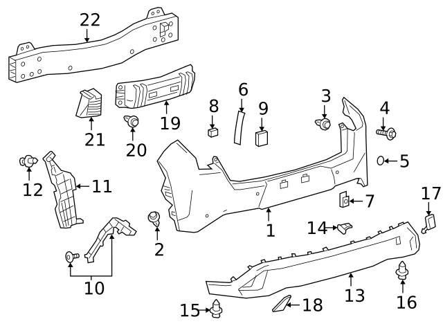52591-76020 - Bumper Splash Shield 2019-2024 Lexus | AutoNationParts.com