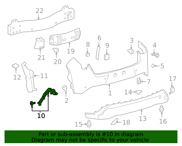 2019-2024 Lexus Side Retainer 52576-76020 | OEM Parts Online