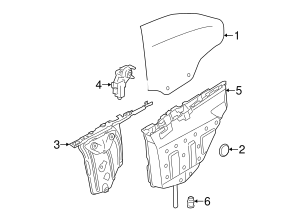 51357290495 - 2014-2020 BMW Quarter Glass (51-35-7-290-495) | BMW of ...