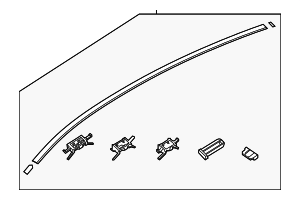 87240-J5050 - Roof Molding 2018-2023 Kia Stinger | Kia.Parts Store