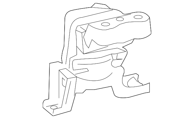 2009-2013 Toyota Engine Mount (Right) 12305-0T051 | Toyota OEM Parts Online