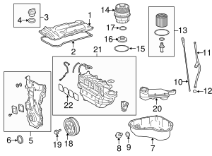 11310-0V020 - Timing Cover - 2009-2019 Toyota | OEM Genuine Toyota Parts
