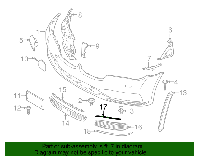 Genuine BMW 51-11-7-362-693 | Upper Molding | FREE Shipping on Most ...