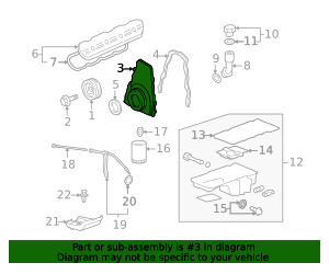 2007-2020 GM L92 Front Timing Cover 12594939 | GMPartsDirect.com