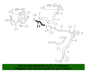 16282-F0150 - Connector Hose 2019-2023 Toyota RAV4 | Longo Toyota Parts