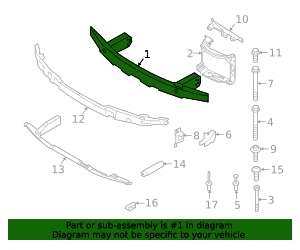 51118071640 - 2021-2024 BMW Impact Bar (51-11-8-071-640) | Parts ...