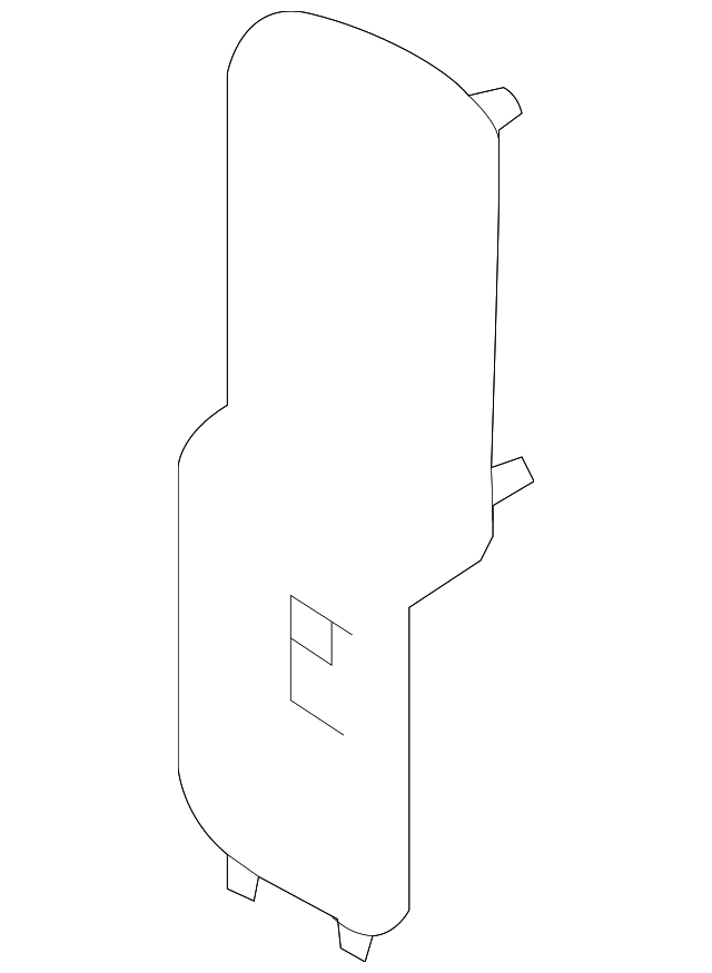 2014-2019 Toyota Highlander Hole Cover 73297-0E010-A0 | Toyota Parts Center