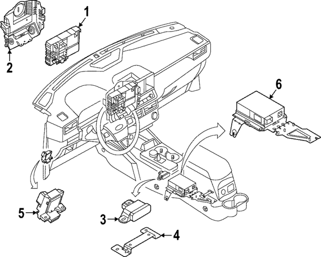 2022-2024 Ford Maverick Junction Block MU5Z-15604-KM | OEM Parts Online