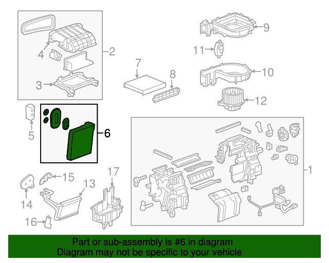 42583662 GM Evaporator Core | GM Parts Store