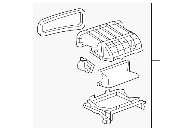 2017-2022 Chevrolet HVAC Air Inlet Housing 42423899 | GMPartsDirect.com