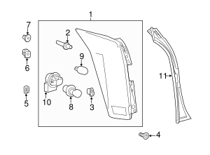 22774014 - OEM GM Tail Lamp Assy | GMPartsCenter.net | GM Parts Center