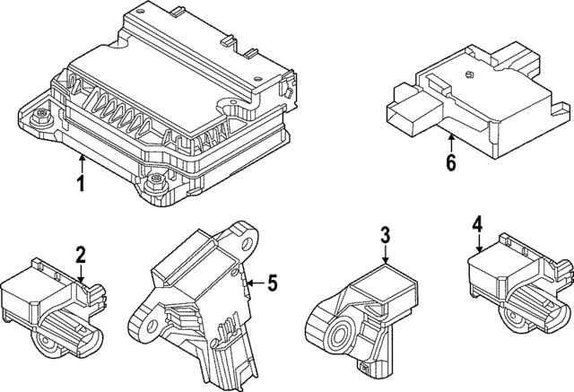 2022-2024 Kia EV6 Occupant Module 80702-CV000 | TascaParts.com