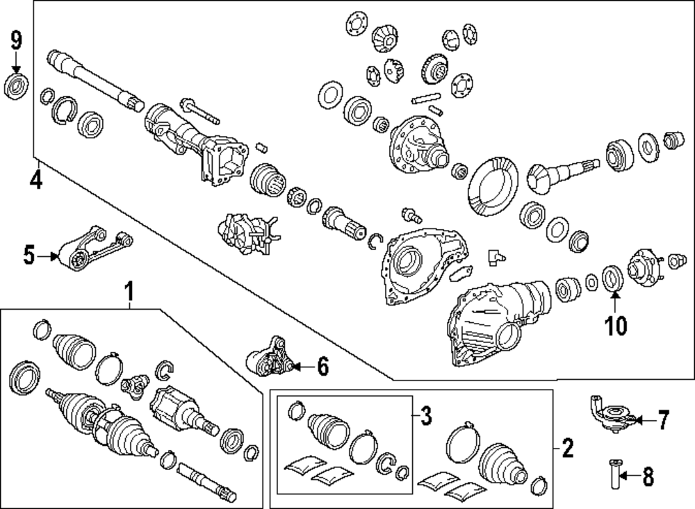 2024 Toyota Tacoma 2024 Toyota Tacoma - Differential Carrier Assembly ...
