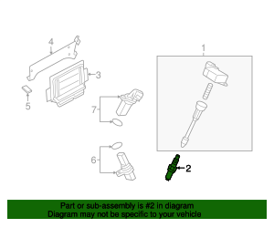 22401-5M014 - Spark Plug 2000-2009 Nissan | Nissan Parts & Accessories ...