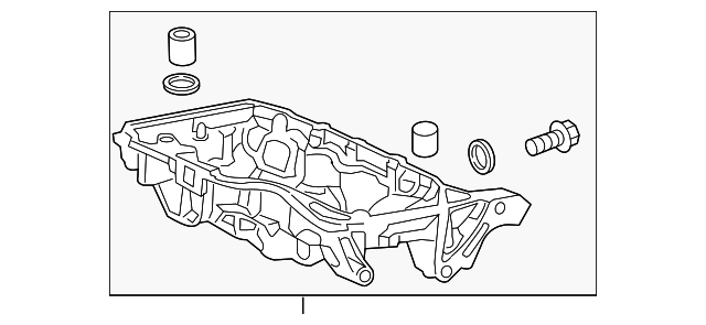 11200-5BA-A00 - 2016-2025 Honda - Pan Assembly Oil | Genuine Honda Parts
