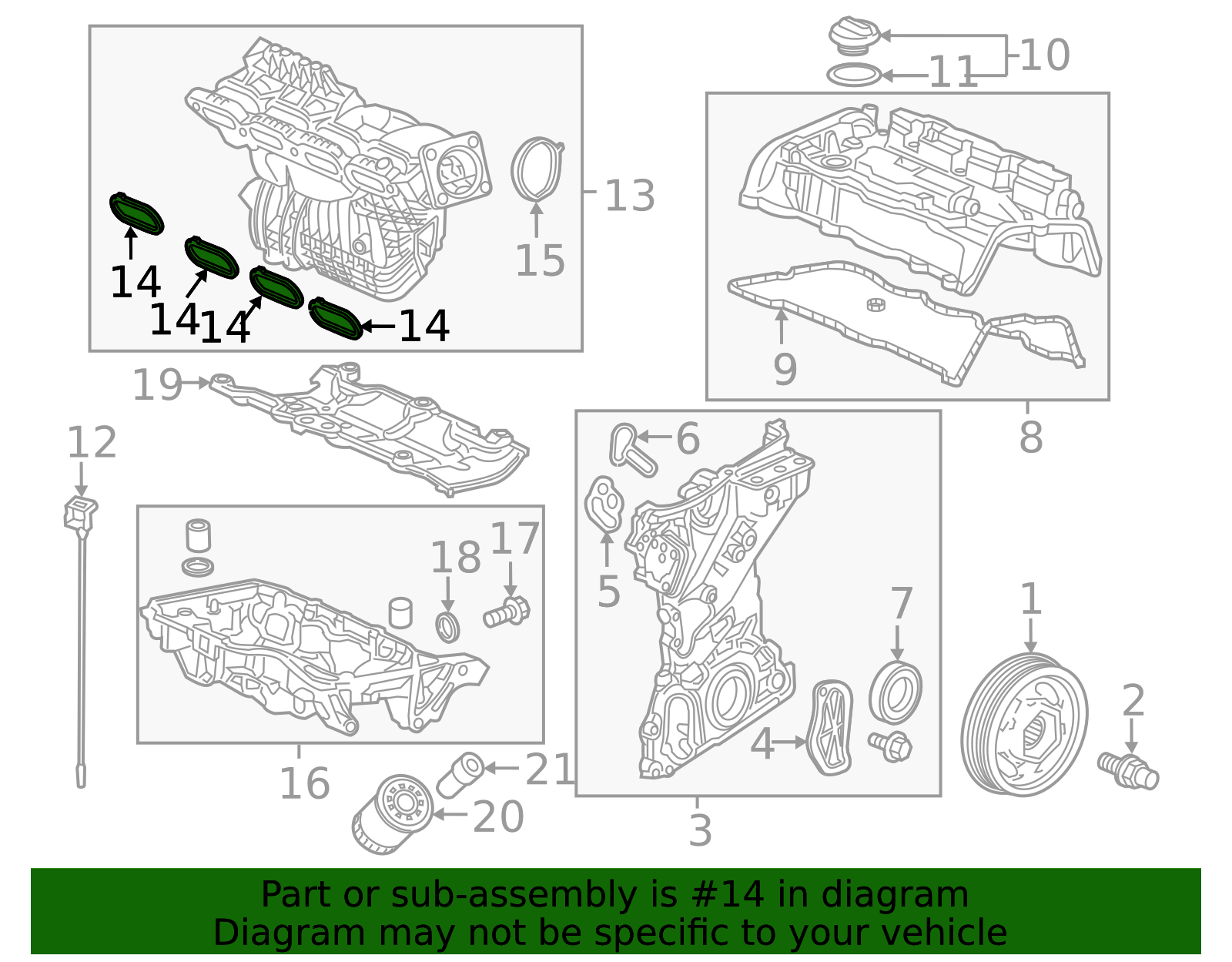 17115-5A2-A01 - Manifold Gasket 2013-2025 Honda | Honda Parts Online