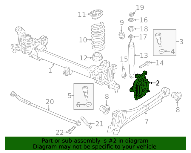 2019-2020 Ram Knuckle - Passenger Side (RH) 68449544AA | TascaParts.com