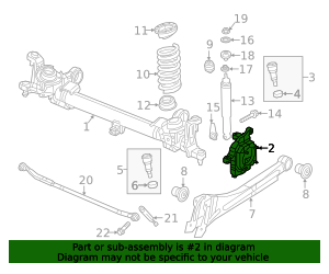 2019-2020 Ram Knuckle - Passenger Side (RH) 68449544AA | TascaParts.com