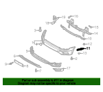 2018-2020 Volkswagen Tiguan Side Retainer 5NN-807-049 | VW Parts Center