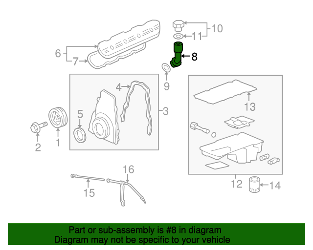 2009-2019 GM Filler Tube 12609624 GM | GMPartsDirect.com