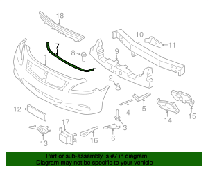 2008-2015 Infiniti Rubber Strip 65820-JL01C | OEM Parts Online