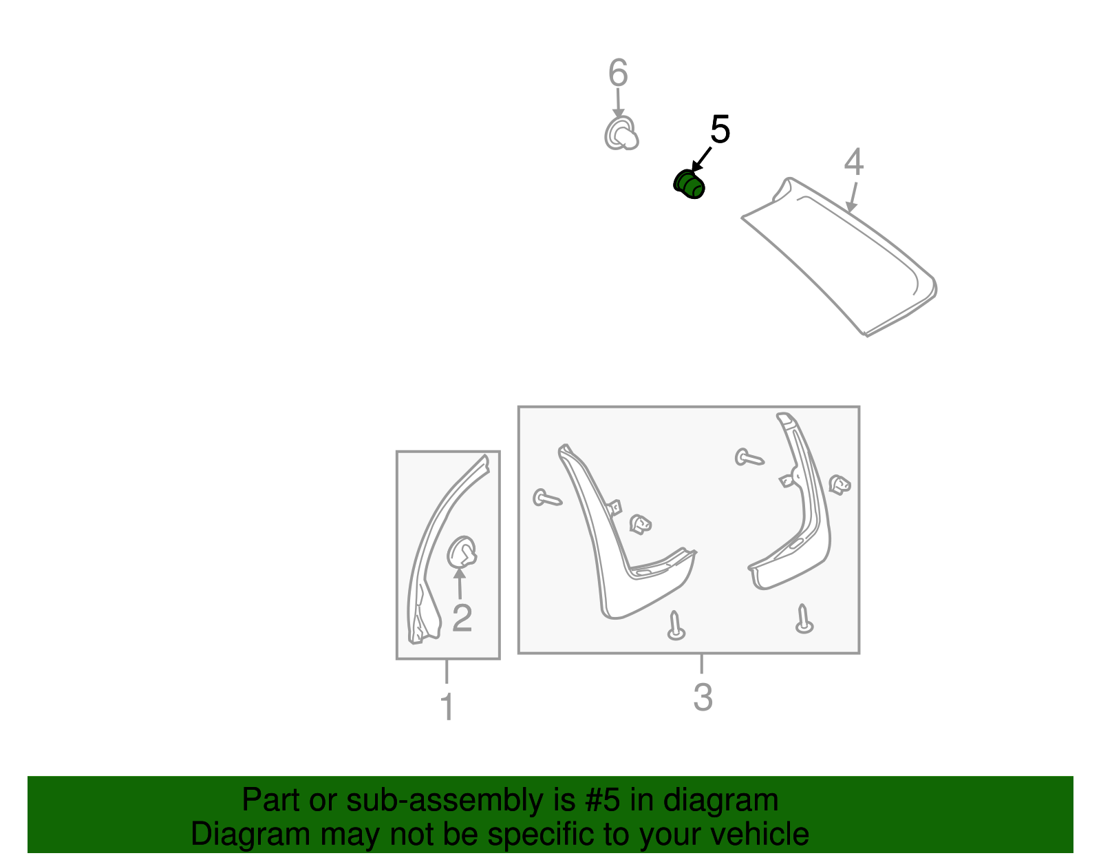 DYA000040 - Side Molding Grommet 2003-2013 Land Rover | Land Leaping ...