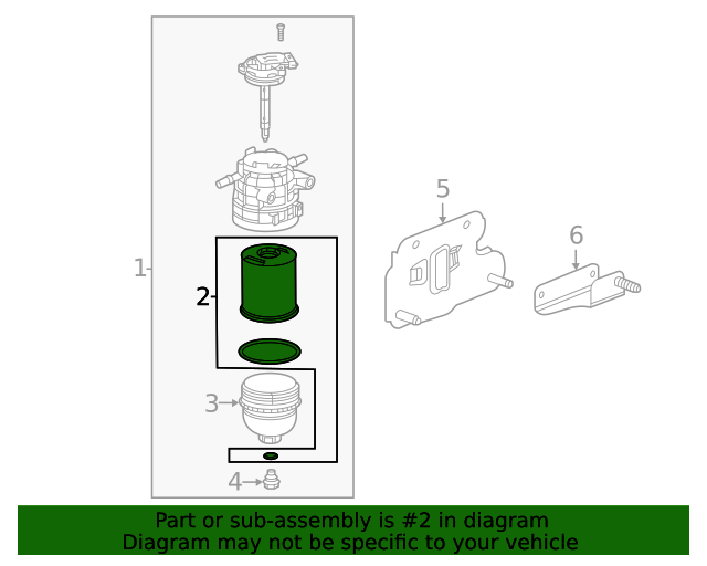 Fuel Filter Kit with Seals 13539108 | GM Parts Center