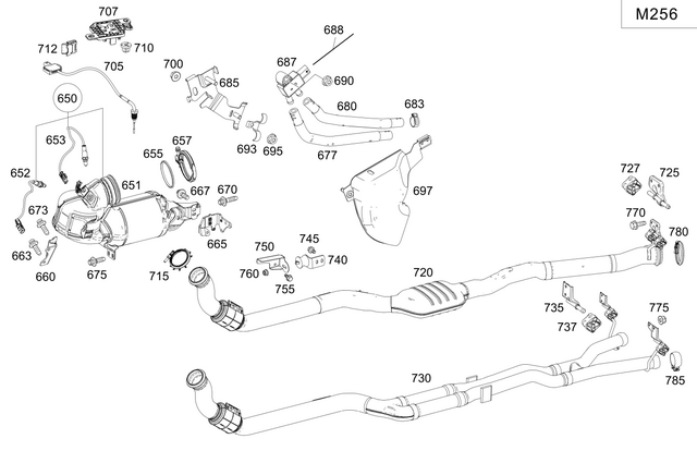 205-490-01-00 - Holder 2015-2023 Mercedes-Benz | Mercedes-Benz USA Parts