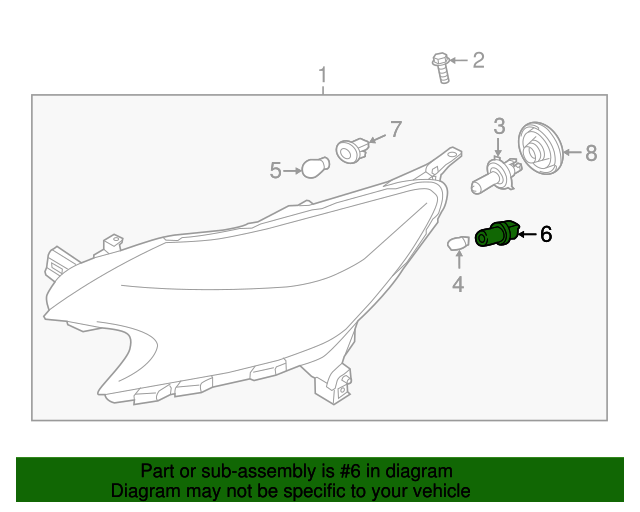 26240-AG000 - Park Lamp Bulb Socket - 2011-2019 Nissan | Conicelli ...