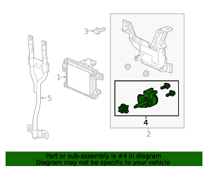 36805-T5A-J01 - Aiming Assembly - 2018-2020 Honda | Genuine Honda Parts