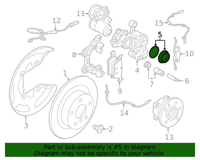 34-21-6-757-250 - Repair set brake caliper 2019-2024 BMW | AutoNation Parts