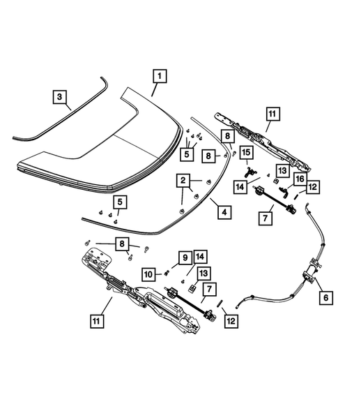 Roof for 2013 Chrysler 200 | Mopar eStore