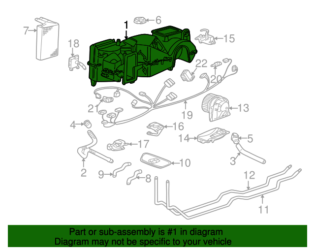 1997-2005 Porsche Evaporator Assembly 996-573-901-02 | Gaudin Porsche Parts
