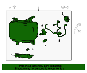 2014-2015 GM Passenger Side Headlight 84434762 | GM Parts Center