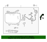 2014-2015 GM Headlamp Wiring Harness 23441356 | GMPartsDirect.com