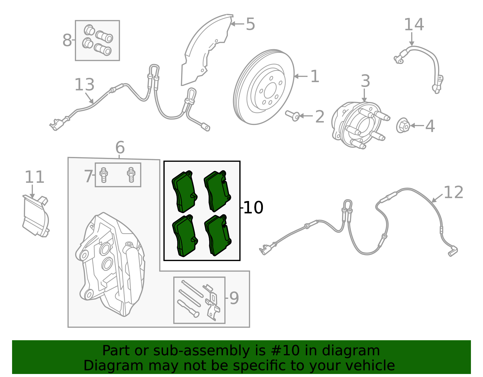 2018-2023 Land Rover Brake Pads LR138646 | OEM Parts Online