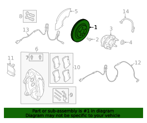 LR181547 - Disc Brake Rotor 2020-2024 Land Rover | AutoNationParts.com